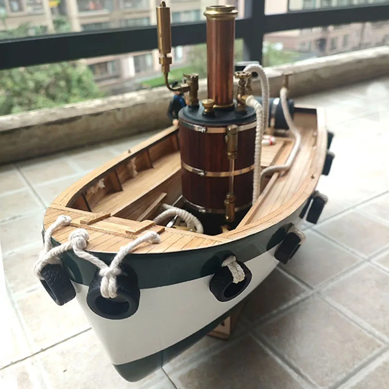 RC-Steam-Powered-Tugboat-Model-Finished-Ship-Model-Toy-Gift-Remote ...