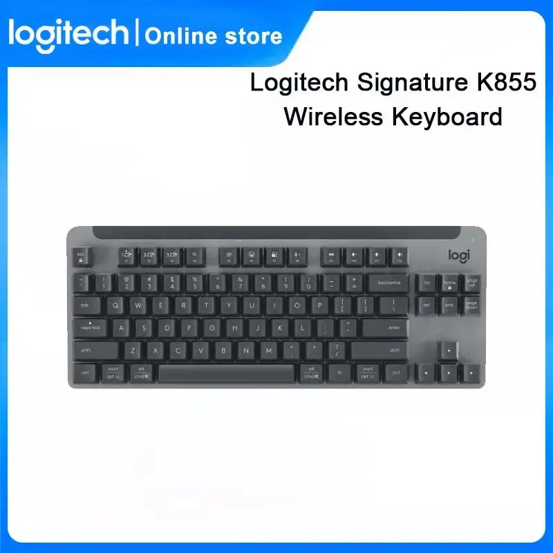Teclado-mec-nico-Logitech-Signature-K855-84-teclas-receptor-de-perno-Logitech-teclado-inal ...