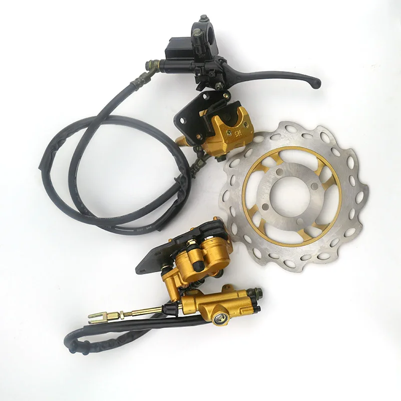 Motorcycle-Front-Disc-Brake-Kit-Hydraulic-System-for-110cc-125cc-140cc ...
