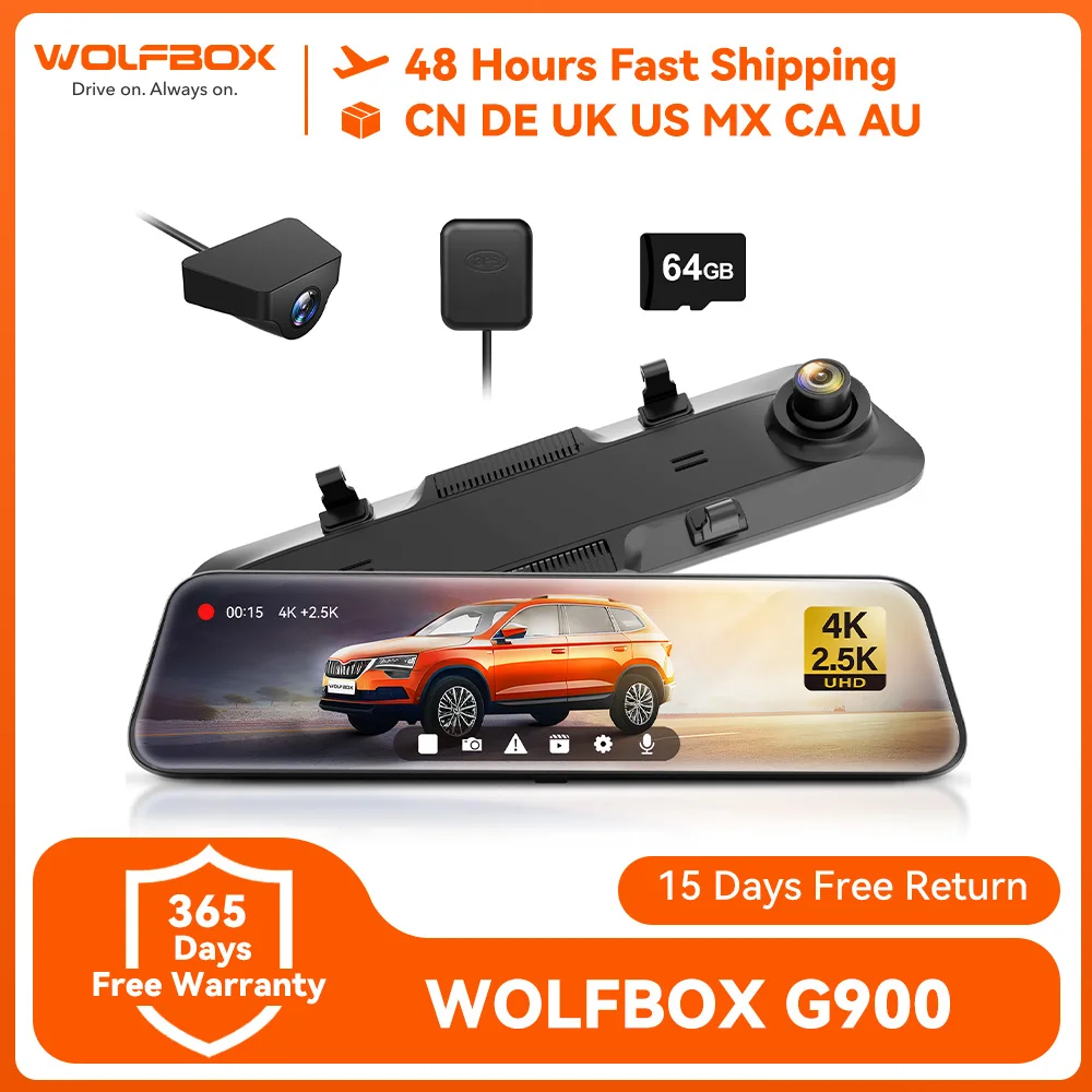 WOLFBOX-G900-4K-2-5K-Rearview-Dash-Cam-12-IPS-Screen-WDR-170-FOV-Rear ...