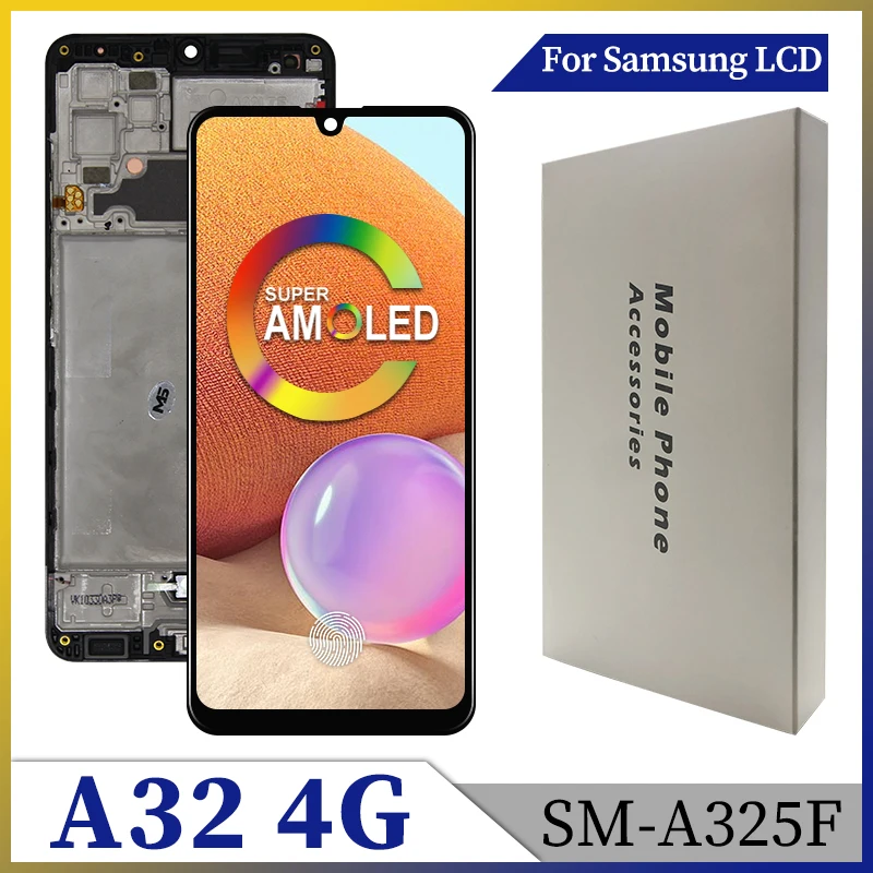 AMOLED-para-Samsung-Galaxy-A32-pantalla-LCD-A325-A325F-SM-A325M-montaje ...