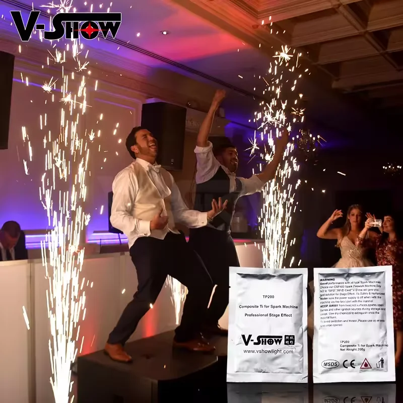 VSHOW-TP200-100Bags-Composite-Ti-200g-indoor-outdoor-Cold-sparkler ...