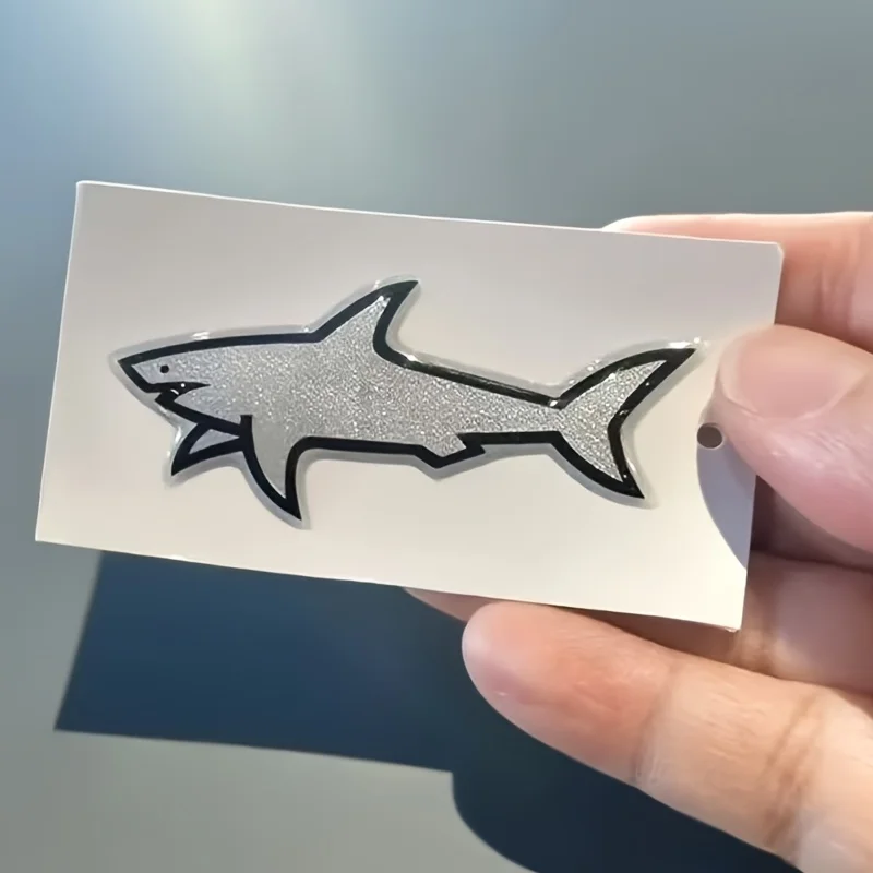 Shark Fish Emblem Sticker Badge Fender Decal Car Truck Replacement for ...