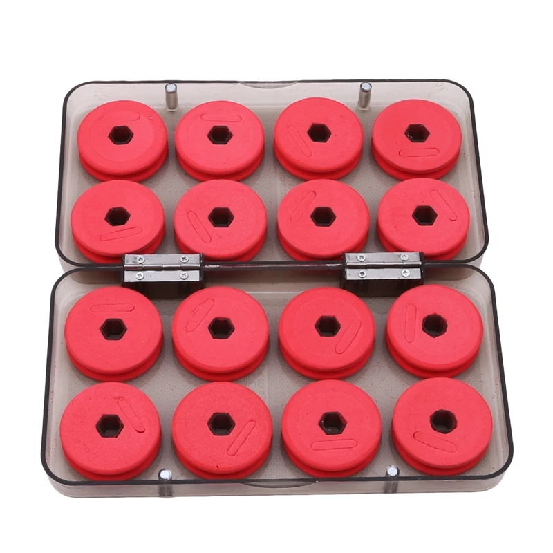 8/16pcs Foam Spools Line Box Winding Board Fishing Line Shaft Fishing ...