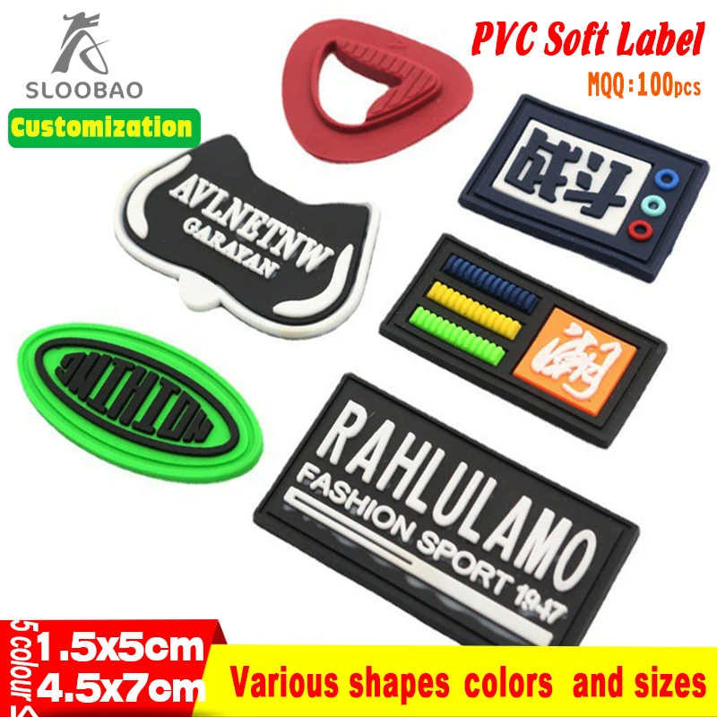 Five-Colors-Sew-On-Custom-Private-Customized-Color-Logo-3D-PVC-Soft ...