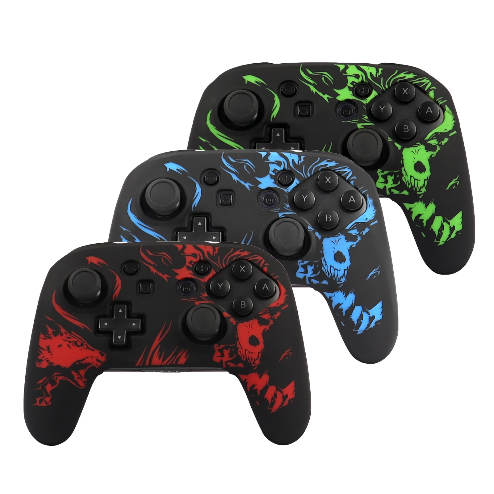 Laser-Carving-Soft-Silicone-Protective-Case-Cover-For-Switch-Pro ...