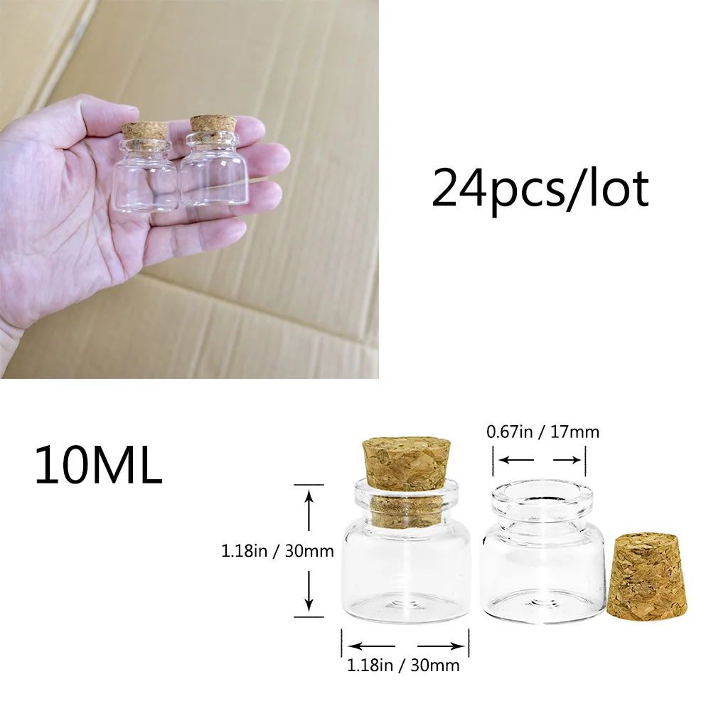 POT A EPICES,30ml--24 pièces, 10ml, 15ml, 20ml, 25ml, 30ml, 40ml, 50ml, jolies bouteilles en ...