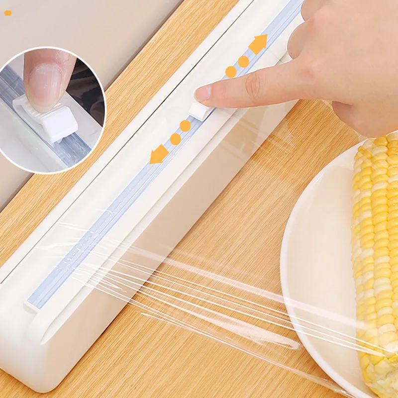 Cling Film Cutter Suction Cup Type For Kitchen Supplies Household ...
