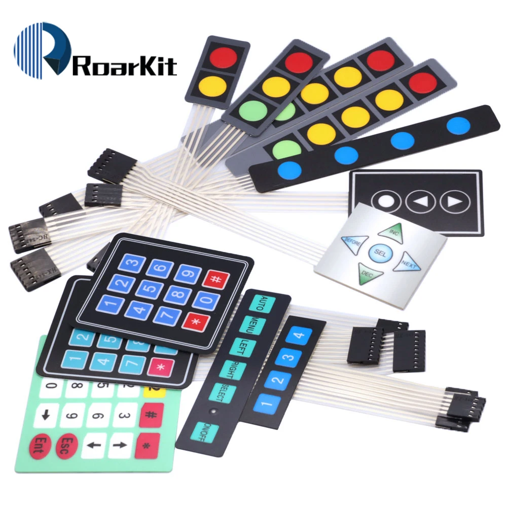 Google Media Streamers With Keyboard Controller 1x4 Key Matrix Membrane ...
