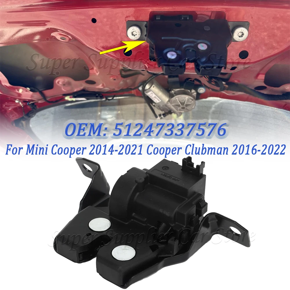51247337576 Rear Trunk Boot Lid Lock Latch Actuator For BMW Mini Cooper ...