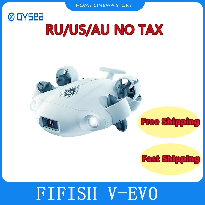 Fifish-V-EVO-360-Omnidirectional-Movement-With-100M-Cables-Underwater ...