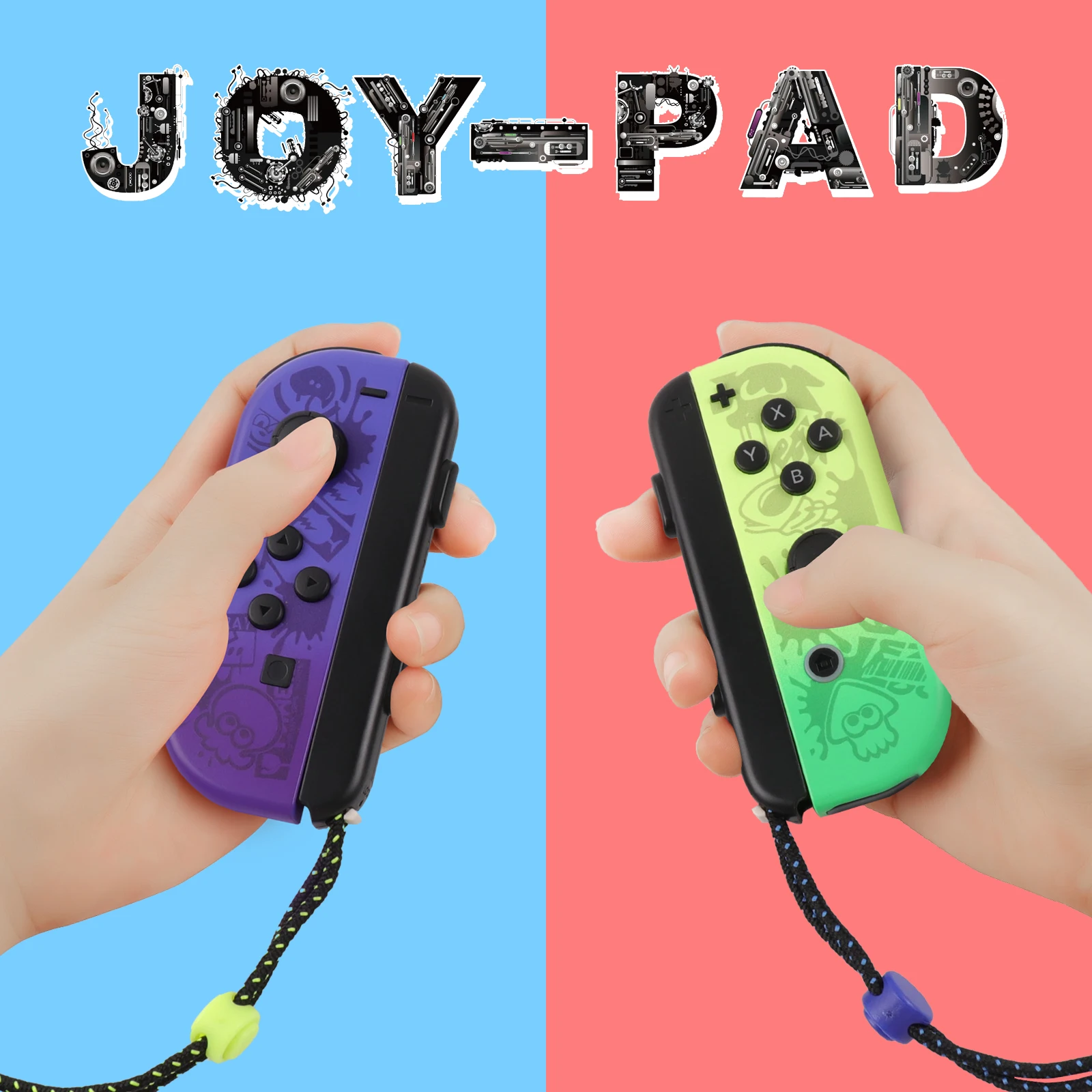 Controlador-sem-fio-esquerdo-e-direito-vibra-o-dupla-Joypad-Bluetooth-6 ...