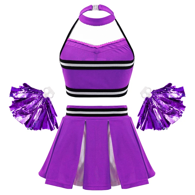 Toddler Cheerleader Purple Suit
