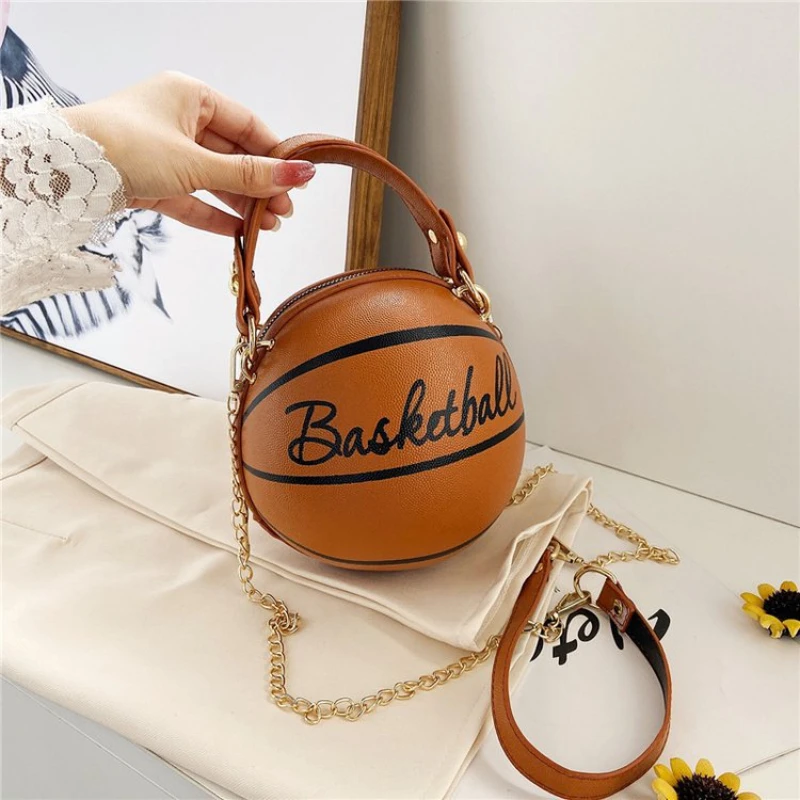 Hot-Selling-Ladies-Spherical-Bag-Personality-Basketball-Bag-New ...