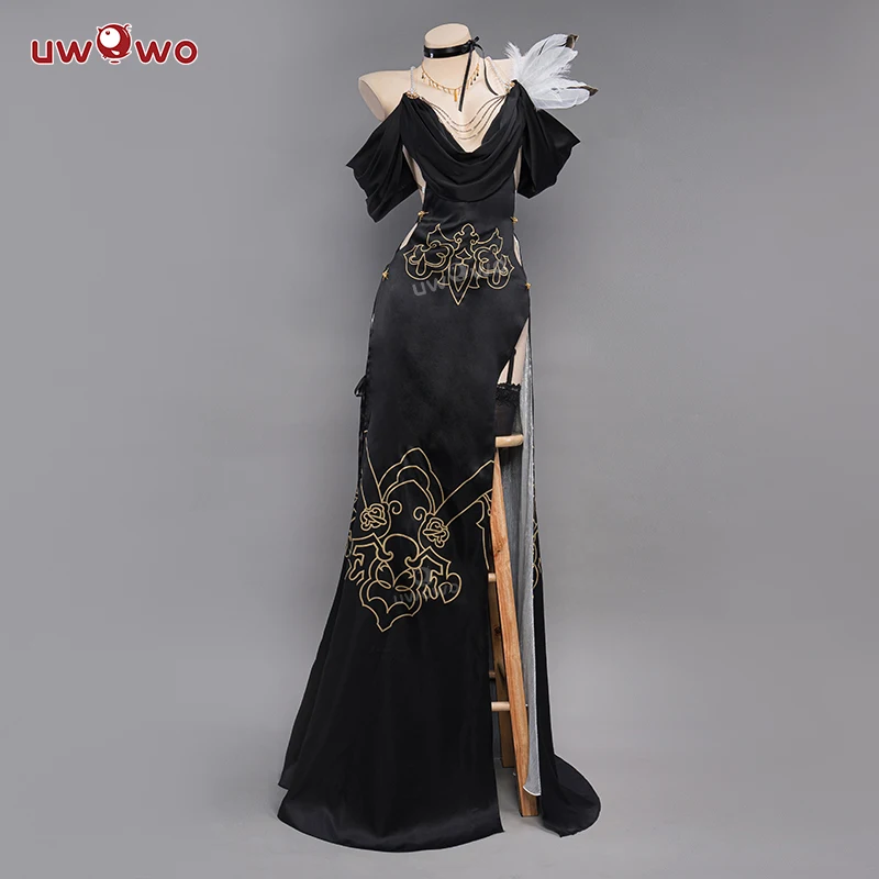 UWOWO-Nierr-Automataa-2B-Yorhaa-disfraz-de-Cosplay-vestido-Formal-Uwowo ...