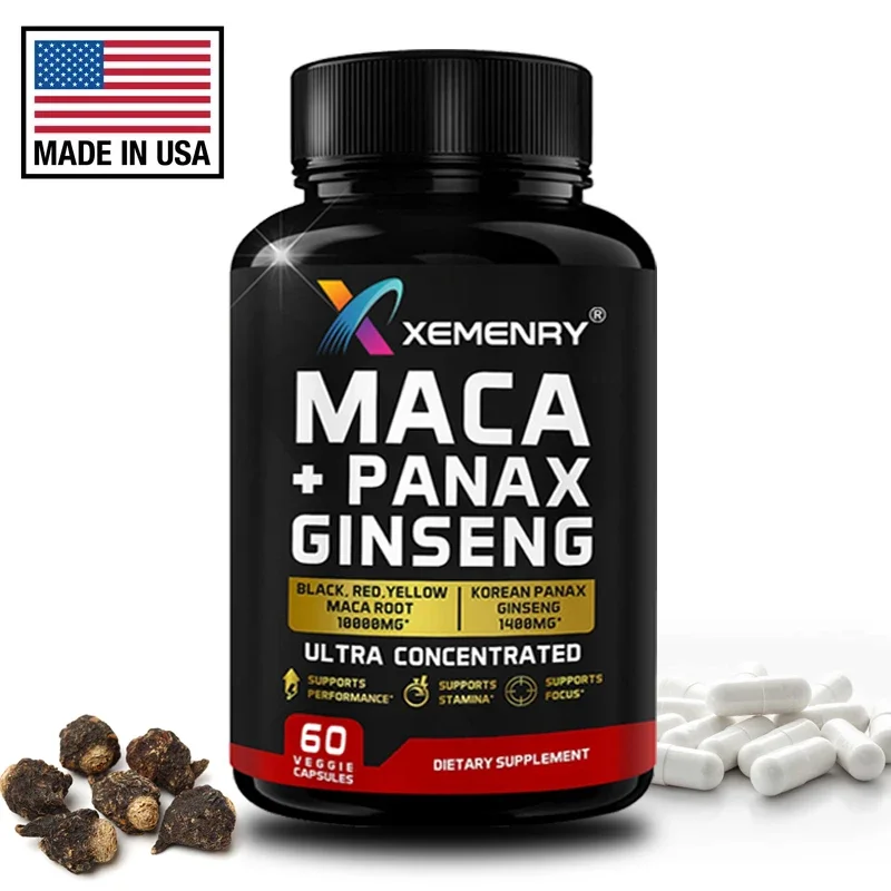 Men-s-Peruvian-Maca-Root-Ginseng-Supplement-Black-Red-Yellow-Maca ...