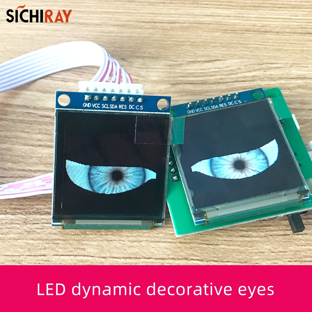 ESP32-OLED-Display-Screen-Module-0-96-Inch-Animated-Eyes-Halloween ...