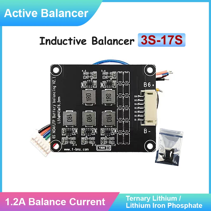 Equilibrador activo 1.2A Lifepo4 3S 4S 5S 6S 7S 8S 9S 10S 12S 13S 14S ...