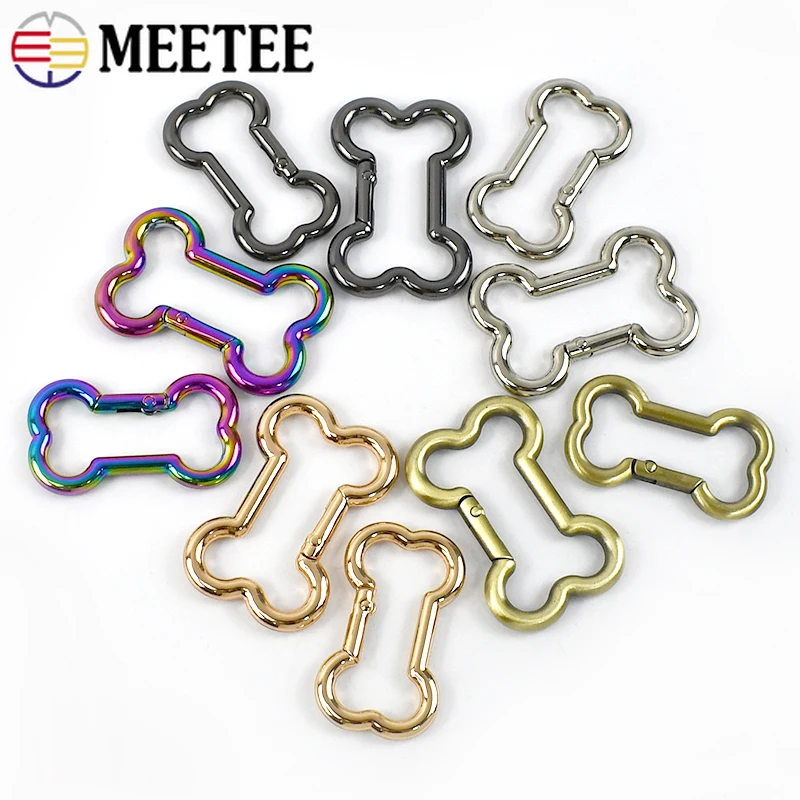 5-10Pcs-Meetee-20-38mm-Spring-Ring-Metal-Buckles-Bone-Shaped-Bag ...