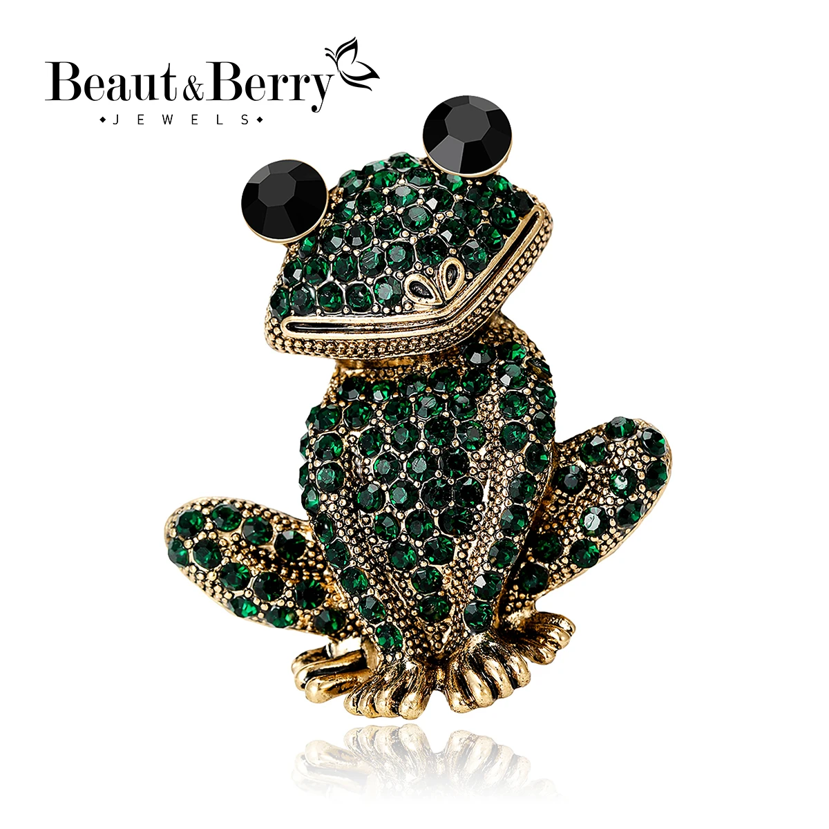 Beaut-Berry-Trendy-Rhinestone-Frog-Brooches-for-Women-Unisex-4-color ...