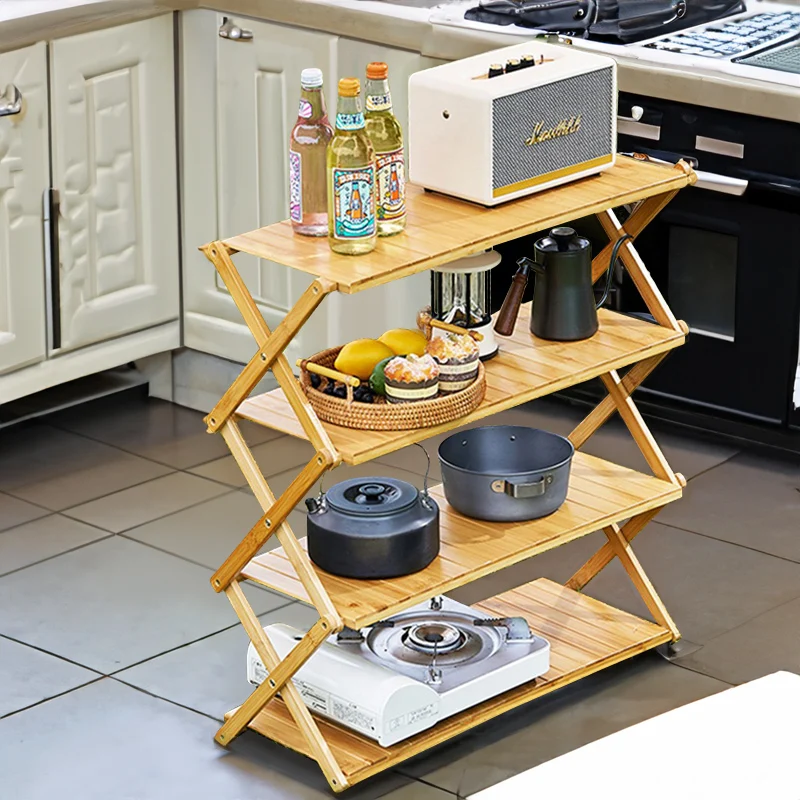 GIANXI-Folding-Hollow-Shelf-Foldable-Bamboo-Sundry-Storage-Shelf ...