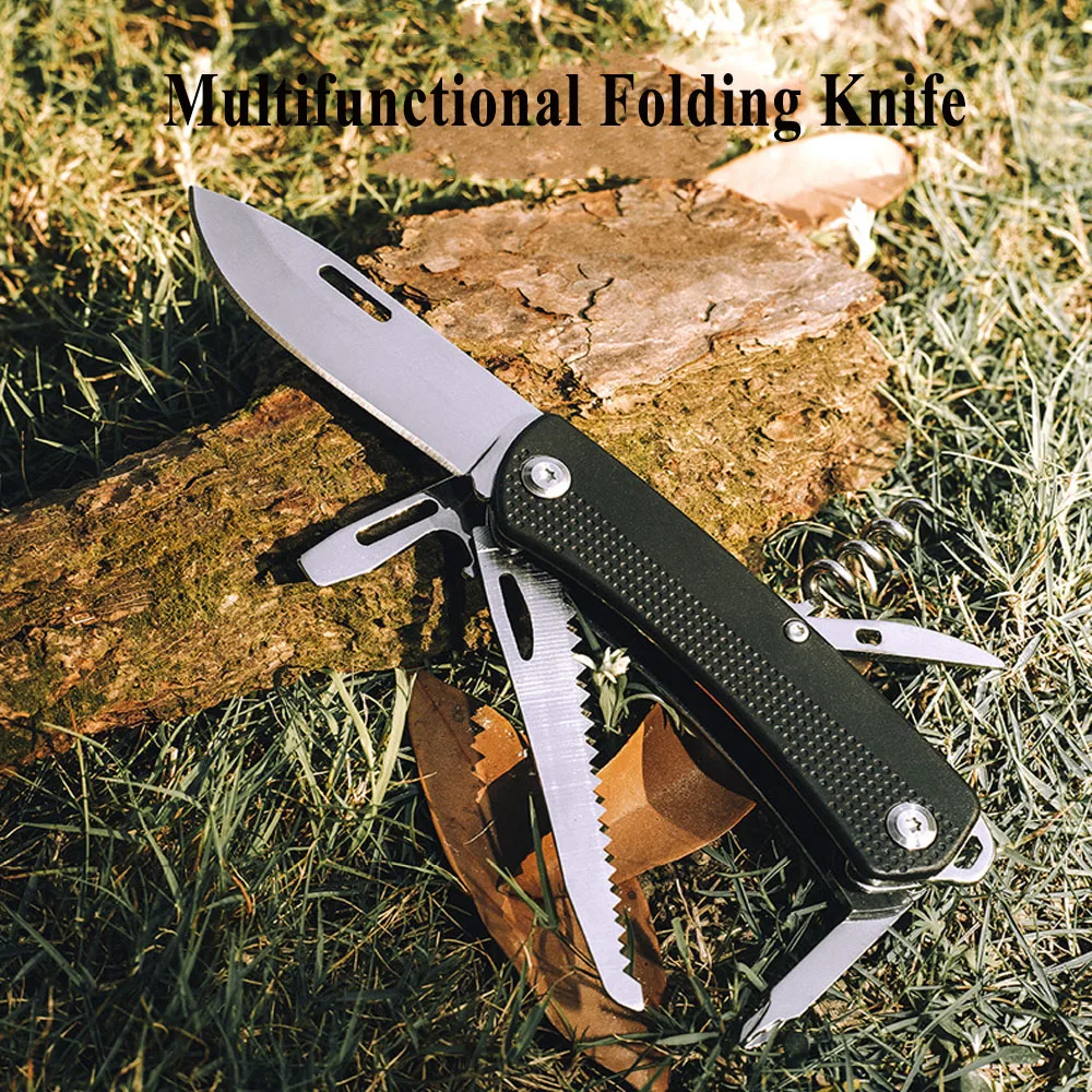 440-Steel-Survival-Hunting-Knife-Outdoor-Pocket-Folding-Knives-Camping ...