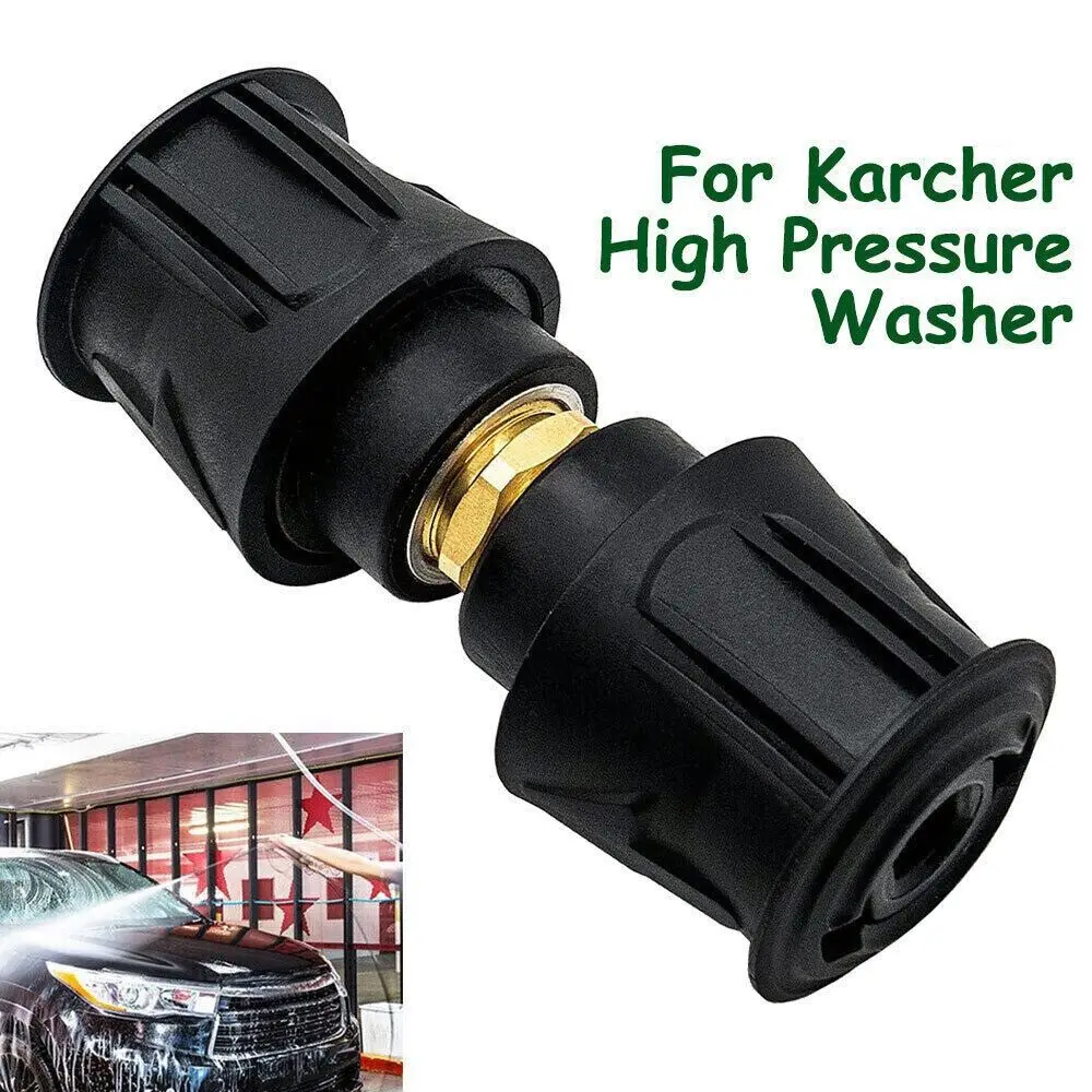 For-Karcher-High-Pressure-Washer-Quick-Release-Adaptor-Hose-To-Hose ...