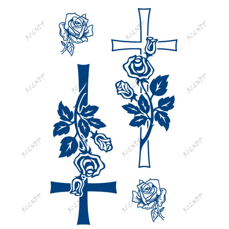 Deer Cross Tattoos