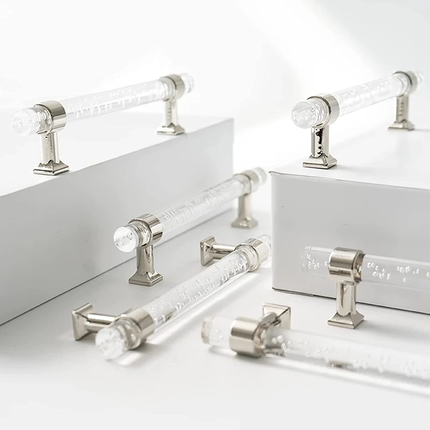 Transparent Bubble Acrylic Handles for Furniture Modern Simple Bedroom ...