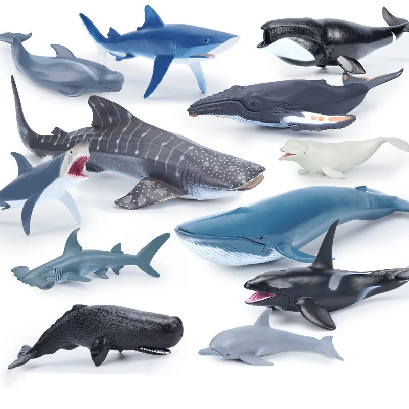 12-Styles-Simulated-Marine-Sea-Life-Whale-Shark-Model-Ocean-Animals ...