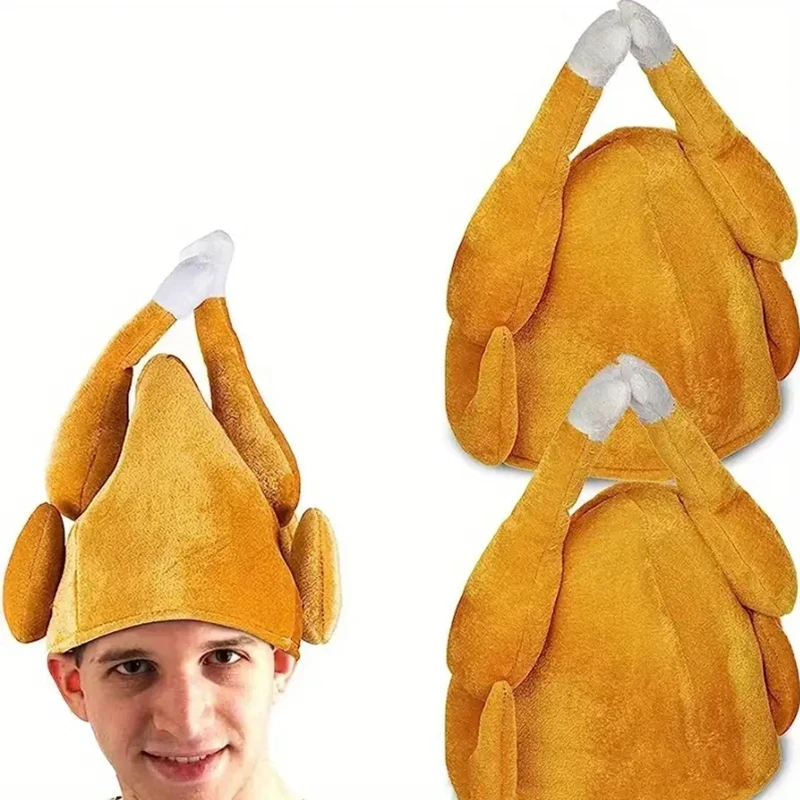 1pc-Thanksgiving-Turkey-Hat-Adult-Thanksgiving-Cartoon-Chicken-Leg-Hat ...