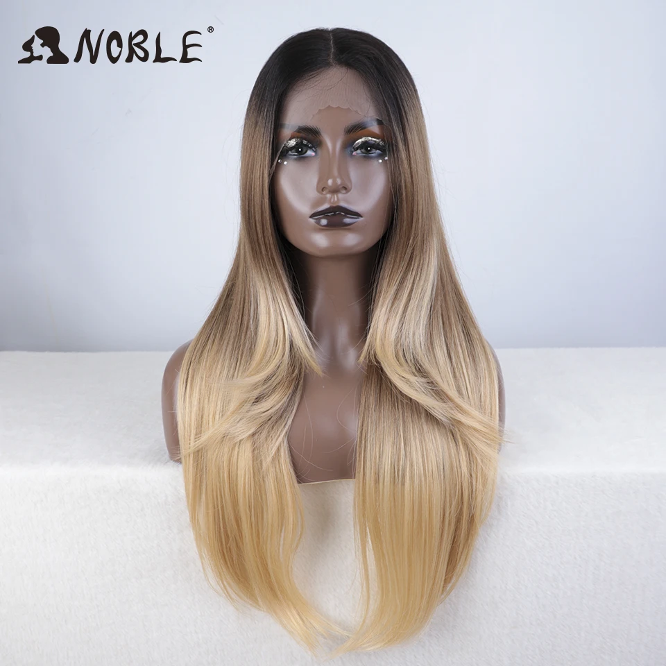 Noble-Hair-Synthetic-Lace-Front-Wig-Long-straight-28-Inch-Lace-Wig ...