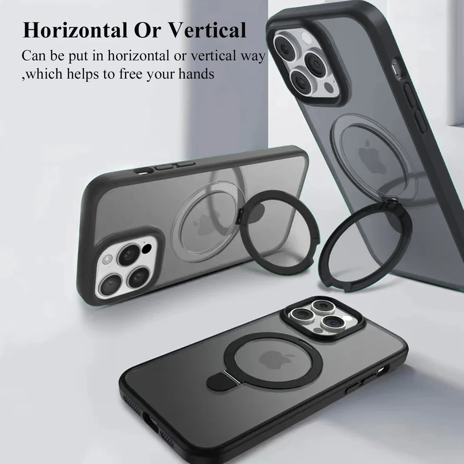 Magnetic-Mobile-Phone-Case-with-Ring-Stand-for-iPhone-15-14-Pro-Max ...
