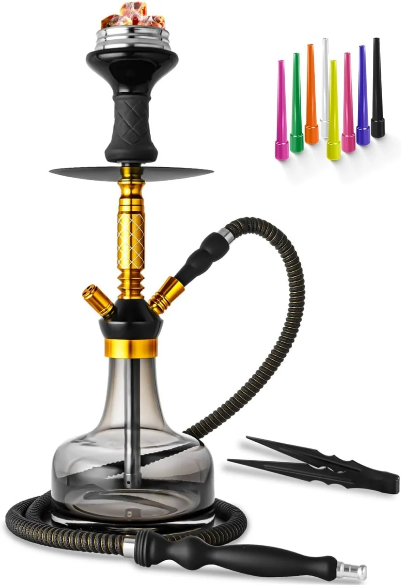 Hot-Seller-Shisha-Hookah-Aluminum-Alloy-Hookah-Full-Set-Single-Tube ...