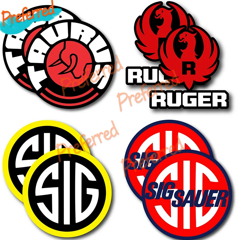 2x-Taurus-Ruger-SIG-Decal-Stickers-Truck-Window-Auto-Parts-Motorcycle ...