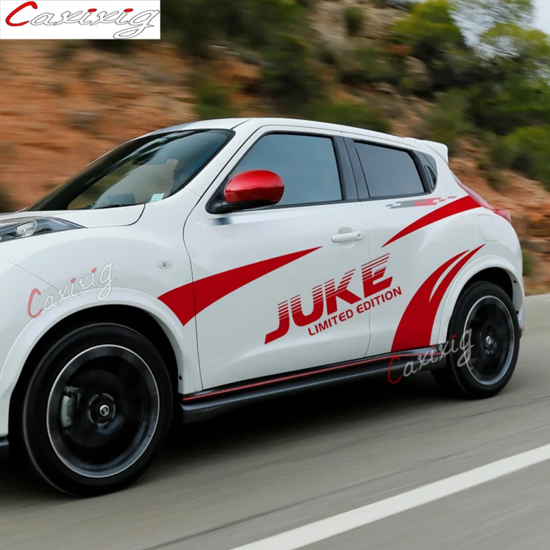 1-set-Car-Body-Sticker-For-Nissan-Juke-Nismo-Racing-Sport-Stripes-Auto ...