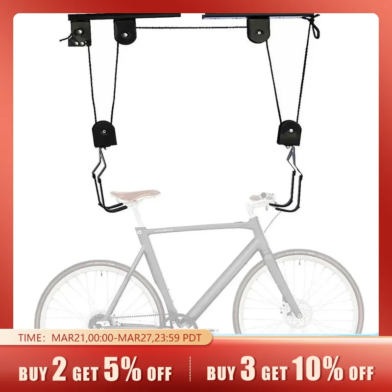 Ceiling-Wall-Mount-Cycle-Lift-Storage-Rack-Home-Cycling-Hanger-Safe ...