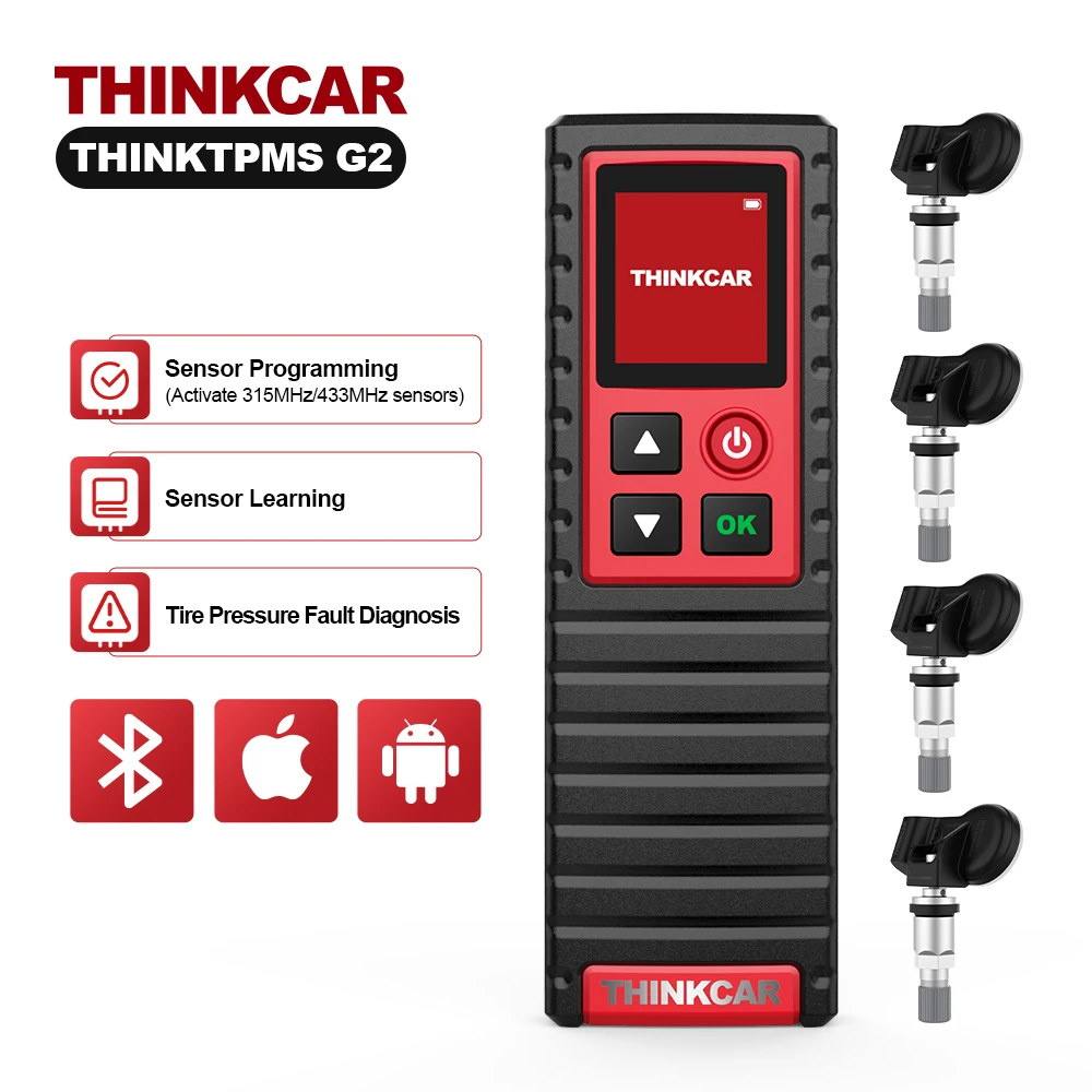 Thinkcar Thinktpms G1 S1 Tpms 315mhz 433mhz Car Tire Pressure Diagnosis ...