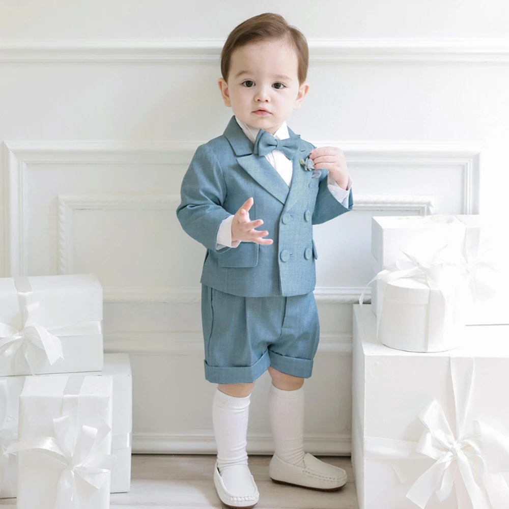 Boys-Suit-For-Weddings-Birthday-Little-Boy-Gentleman-Outfit-Formal ...