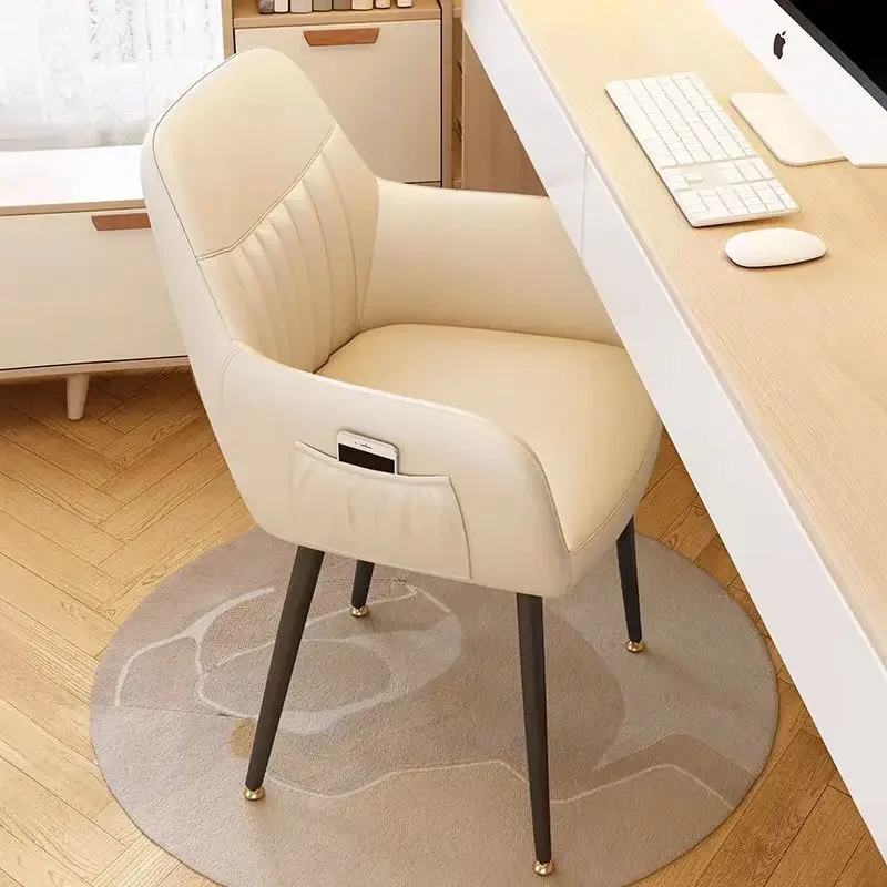 Home-Computer-Chair-Comfortable-Bedroom-Makeup-Stools-Writing-Student ...