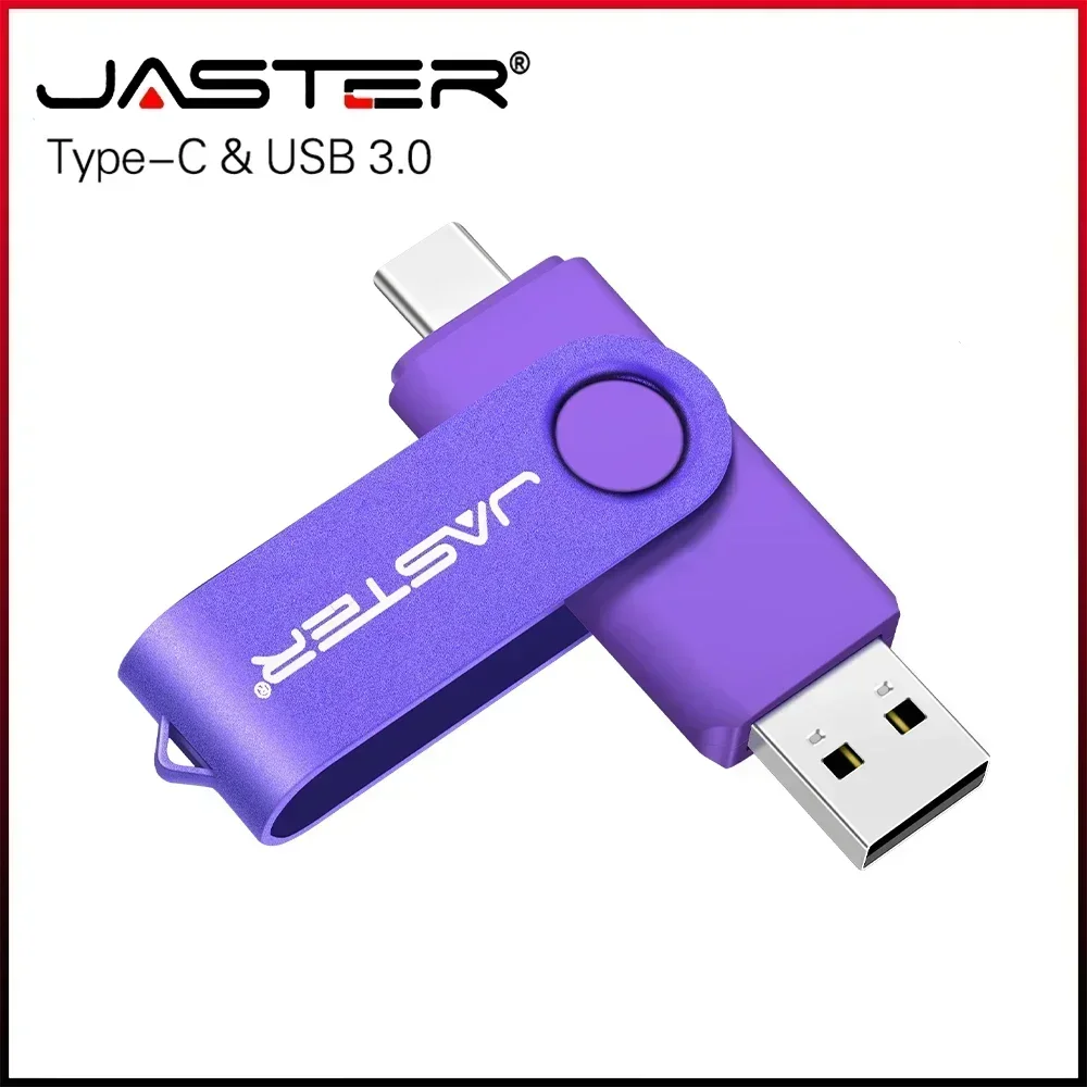 Memoria USB 3.0 JASTER de 128 GB, tipo C, otg, 64 GB, portátil, 32 GB, color negro, 16 GB, 8 GB ...