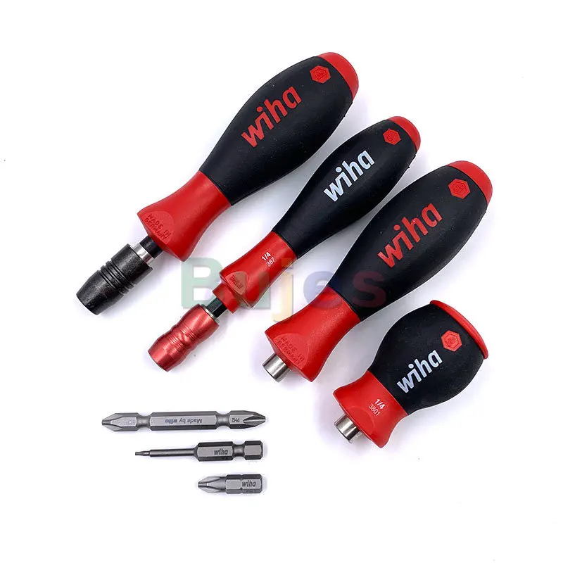 Wiha 387 chave de fenda com suporte de bit softfinish manga titular ...