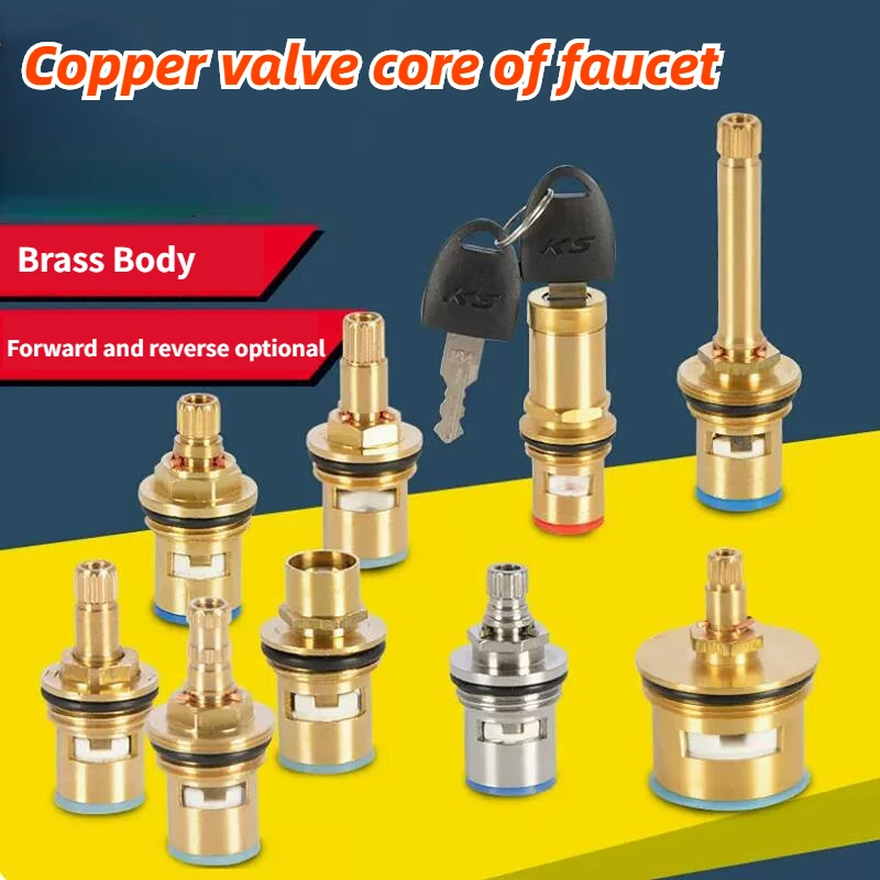 1PCS-Faucet-Copper-Valve-Core-Cold-and-Hot-Water-Quick-opening-Triangle ...