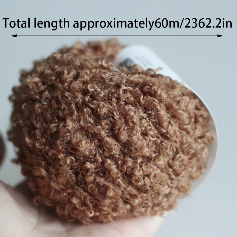 2pc-60m-Curly-Ultra-Dense-Wool-Yarn-Polyester-Wool-Imitation-Plush ...
