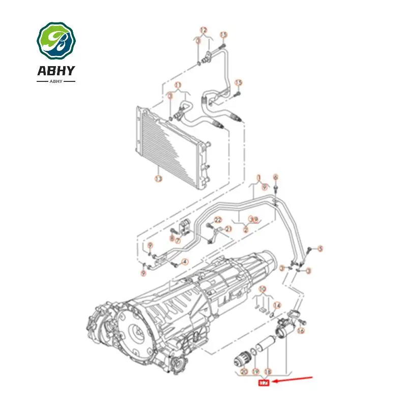 ABHY-Automatic Transmission External Filter Housing Assembly Parts For ...