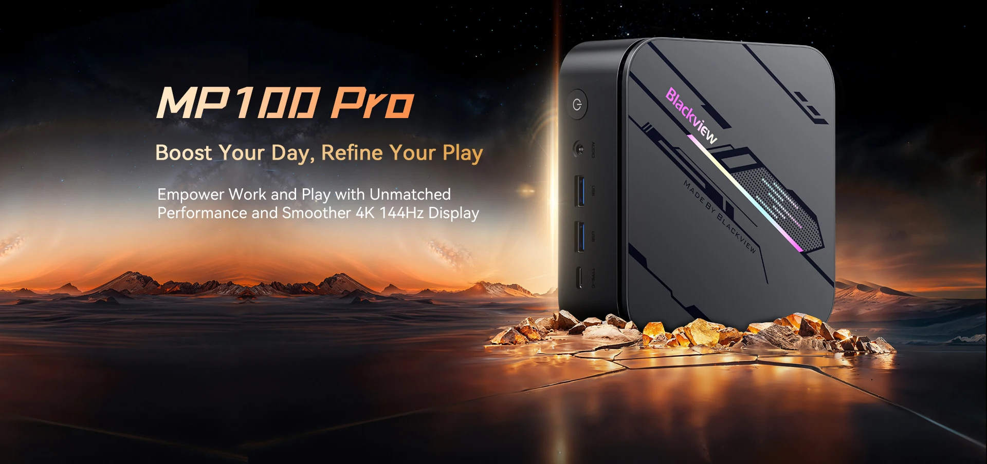 Mini PC Blackview MP100 Pro, Intel Alder Lake I3-1215U 16GB+512GB SSD ...