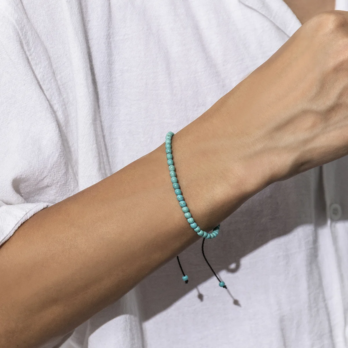 Nueva-pulsera-de-turquesa-Natural-para-hombre-hecha-a-mano-con-cuentas ...