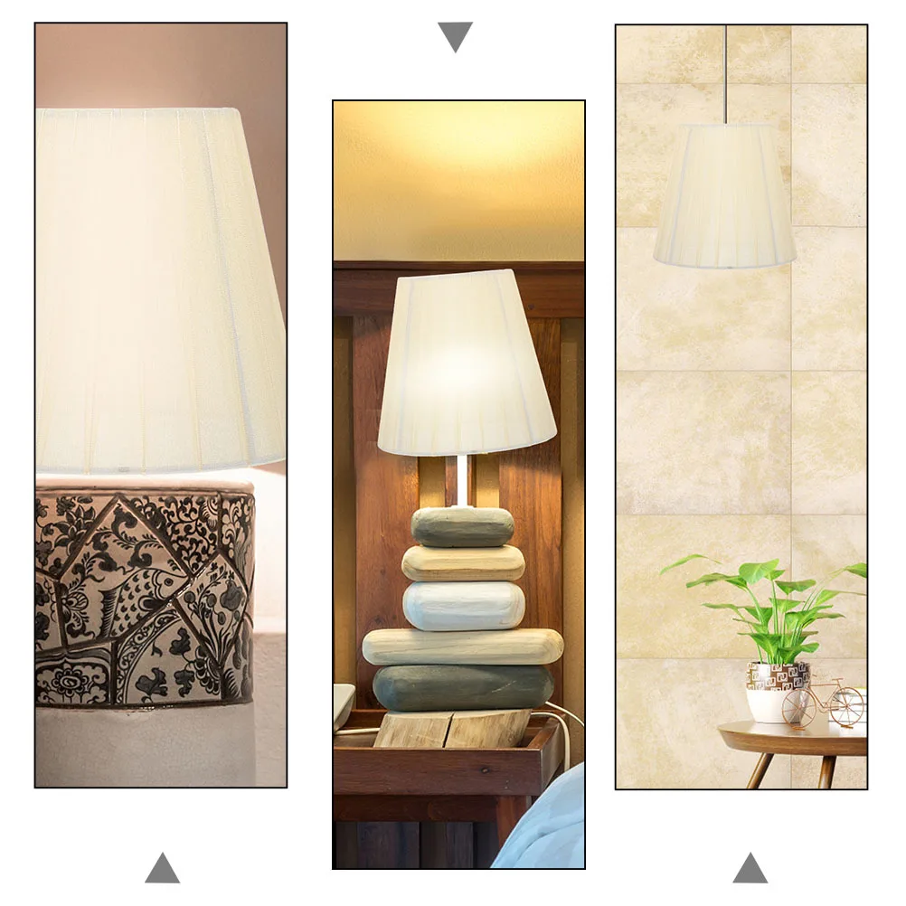 2Pcs Gauze Lamp Shade Translucent Lampshades Decorative Light Cover ...
