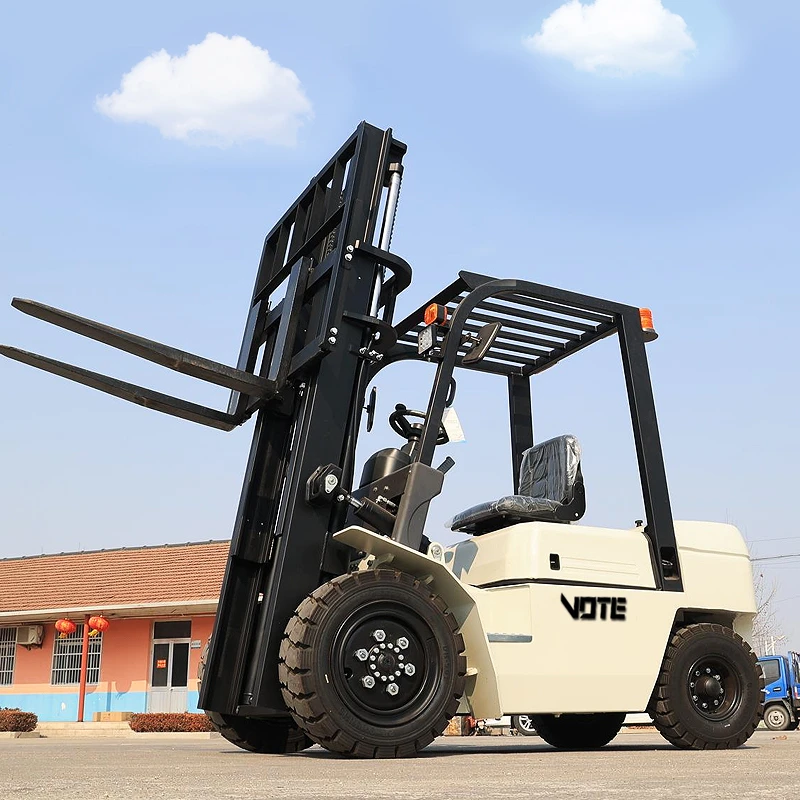 Mini Forklift Truck Diesel Off Road Forklift Forklift All Terrain Fork ...