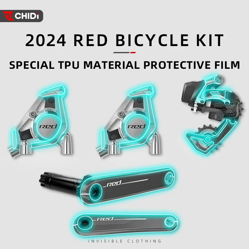 For SRAM 2024 RED Groupset - Protective Film, Road Bike Full Groupset ...